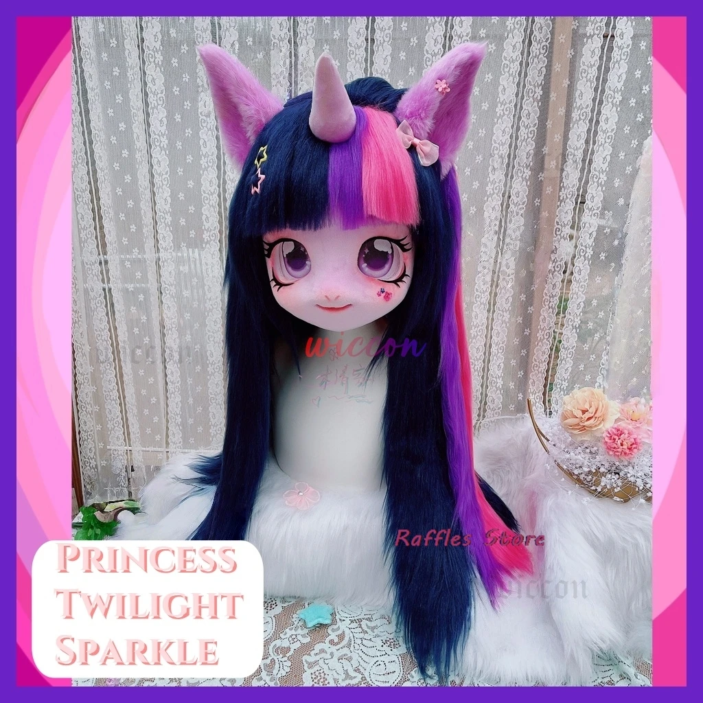 Twilight Sparkle Fursuit Cosplay Headset Furry Costume My Lovely Pony ...
