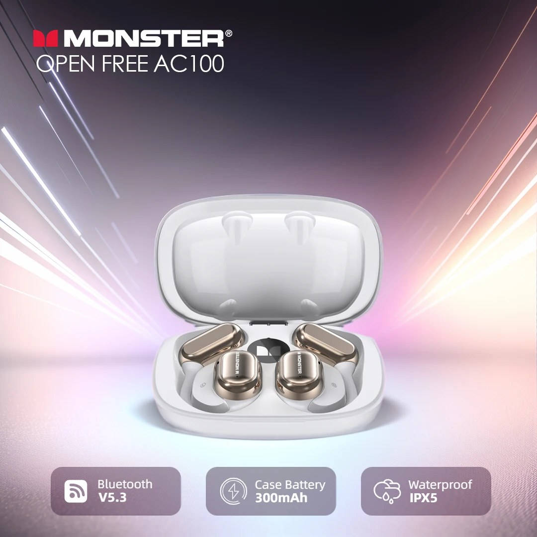 Original-Monster-OWS-Earhook-Earphones-OPEN-FREE-AC100-Bluetooth ...