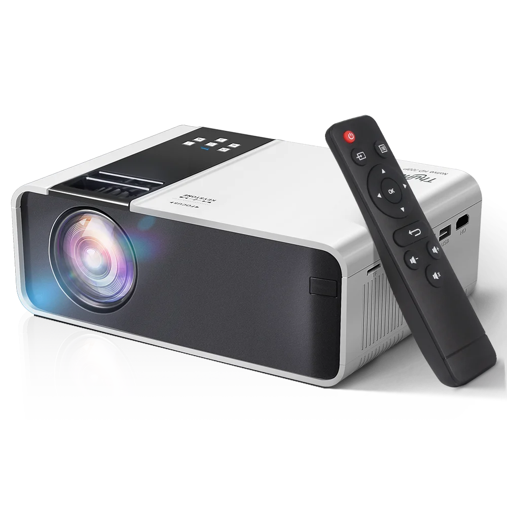 Thundeal-mini projetor, td90, 1280x720p nativo, led, beamer, android ...