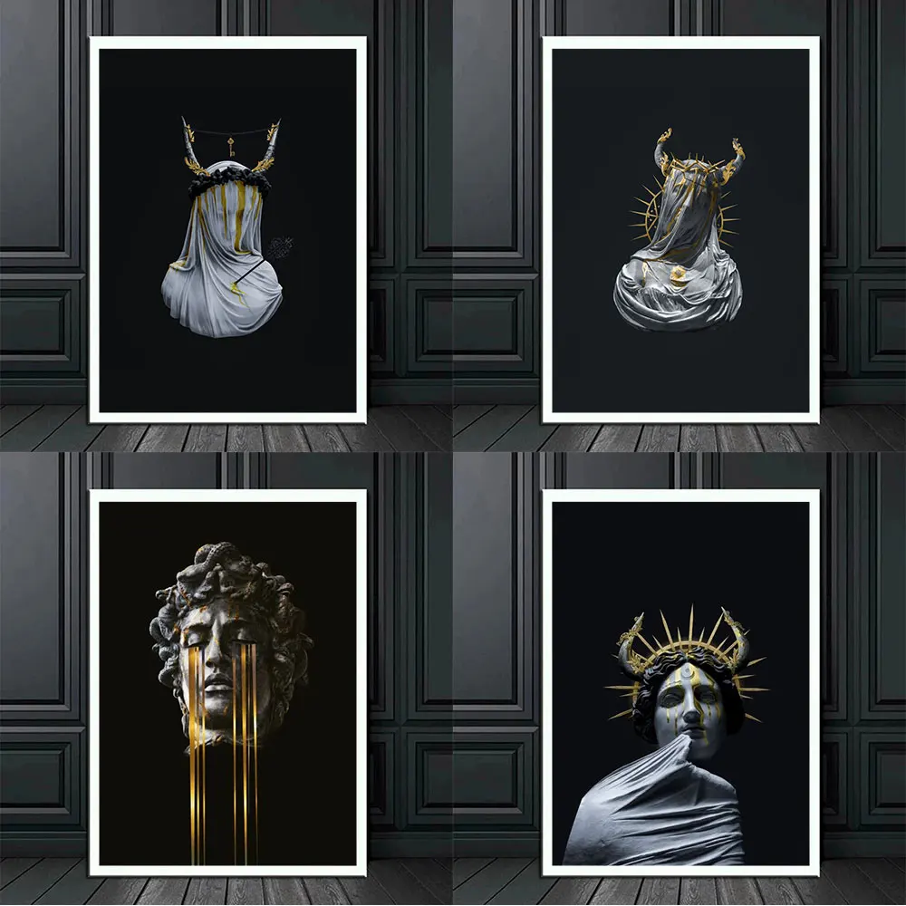 David-Statue-of-Liberty-Portrait-Statue-Posters-Prints-Veiled-Maiden ...