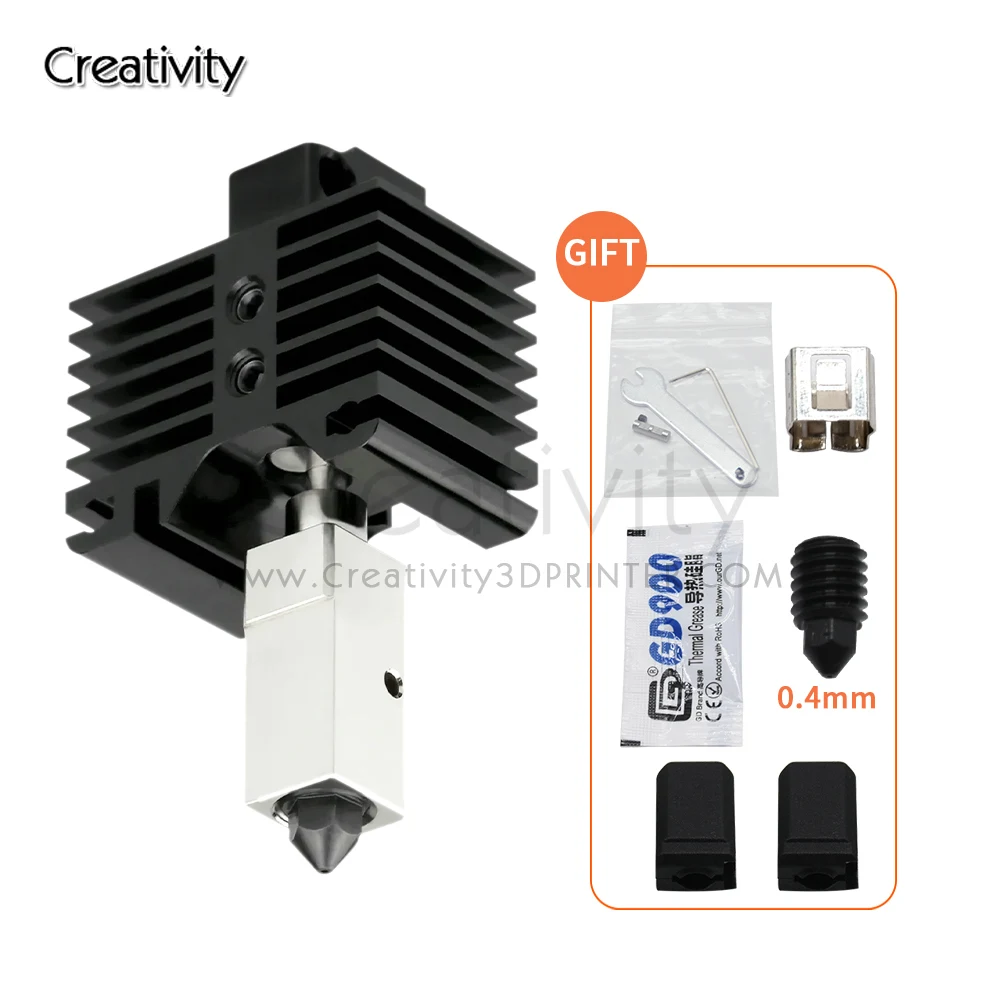 3D Printer Lab X1 Upgrade Hotend Assembly With Ceramic Heater Thermistor Hardened Steel Nozzle ...