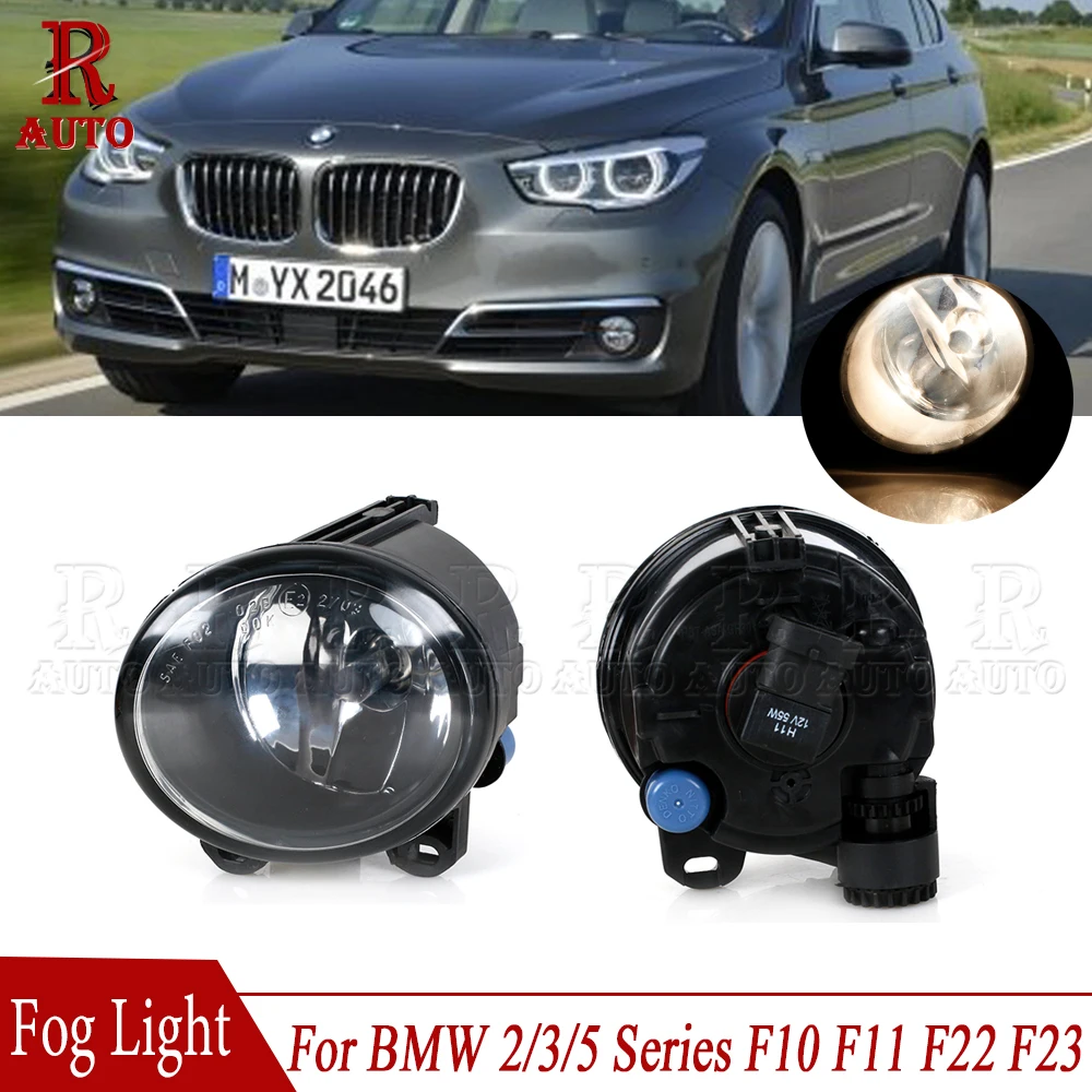R-AUTO Front Bumper Fog Light Fog Lamp With Halogen Bulb For BMW 2/3/5 ...
