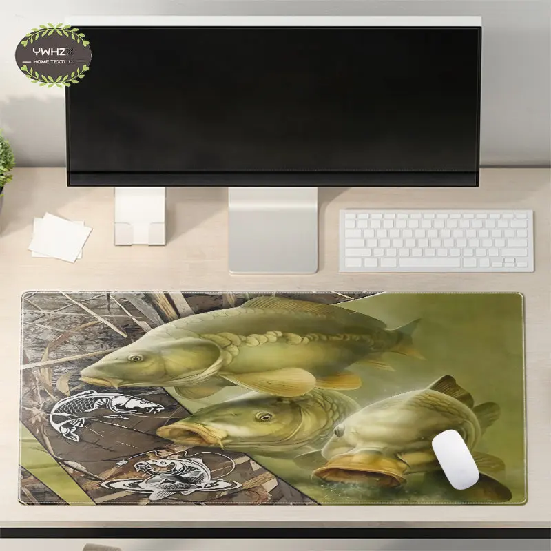 Bass-Carp-Fishing-Mouse-Pad-Gaming-Computer-Home-MousePads-Keyboard ...