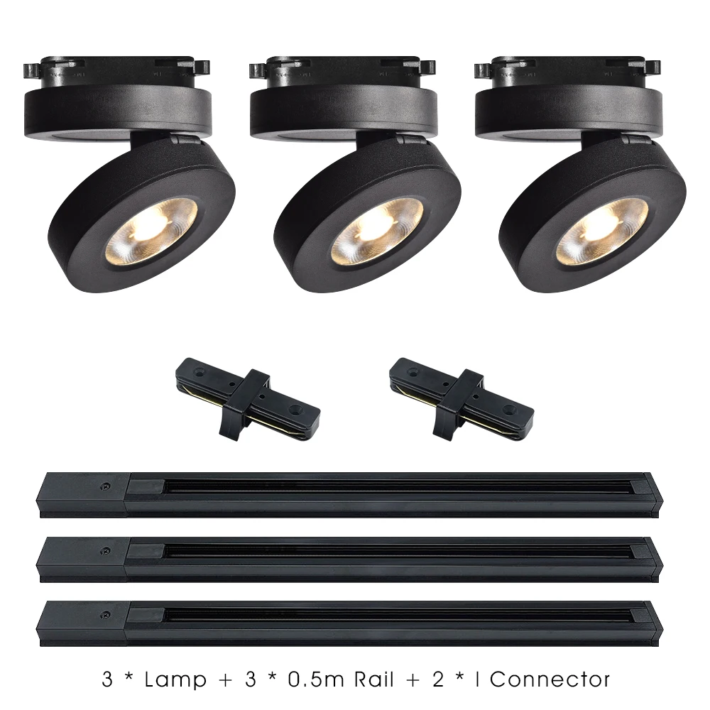 Slim Ceiling Lamp LED Track Lights Foldable 360 Recessed Surface ...