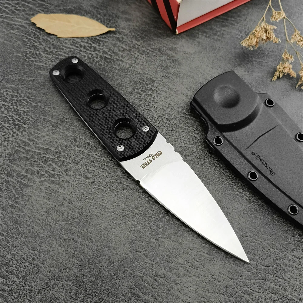 Defense-COLD-Secret-Edge-Fixed-Blade-Knife-440c-Steel-ABS-Handle ...