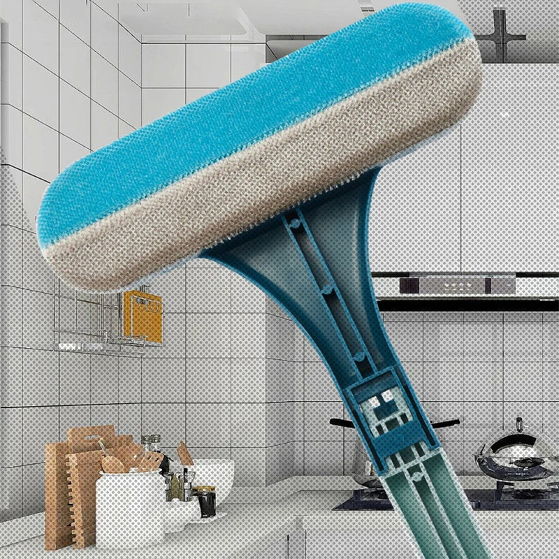 Double-sided-Glass-Cleaning-Tools-Telescopic-Rod-Window-Cleaner-Mop ...
