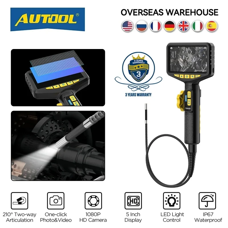 AUTOOL-SVB305-Automotive-Industrial-Endoscope-USB-Video-Endoscope ...