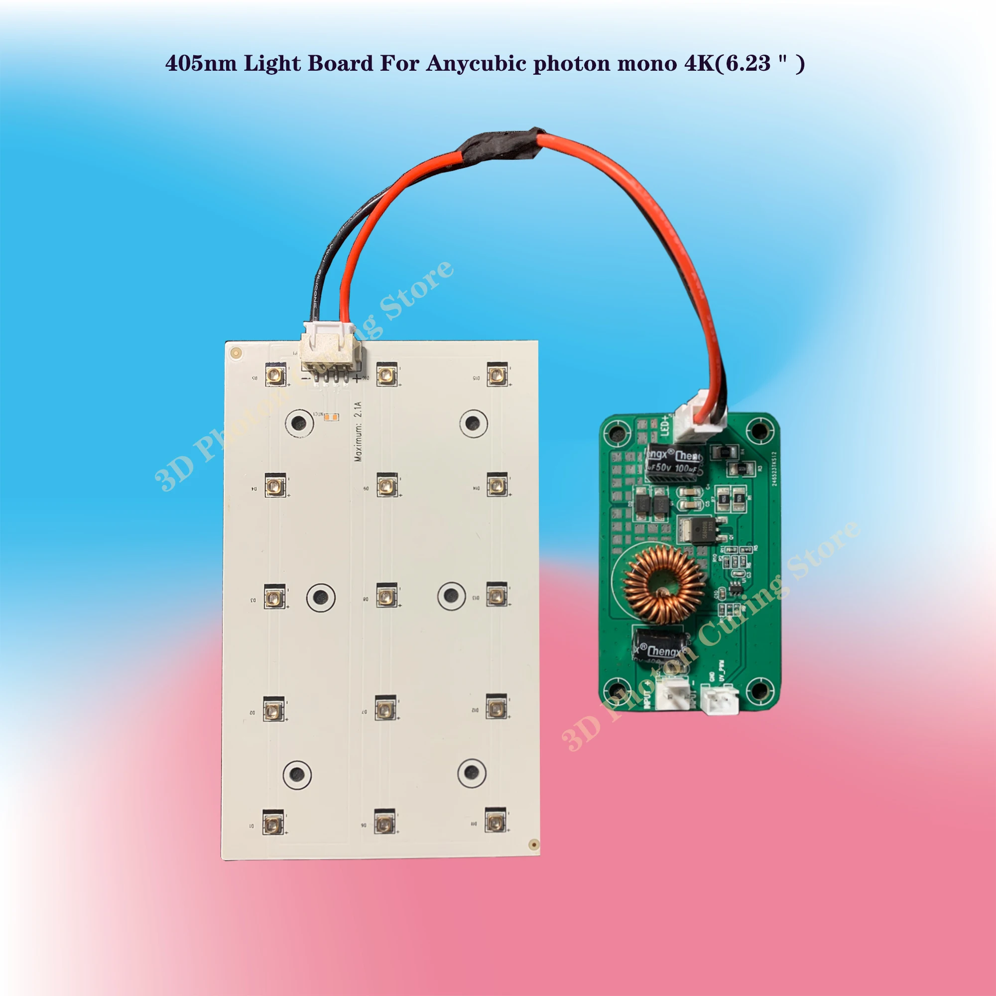 405nm Light Board For Anycubic photon mono 4K 6.23＂UV laser exposure ...