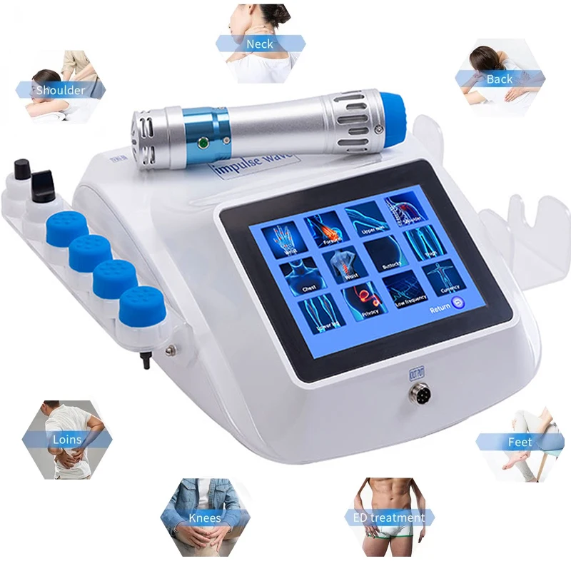 New-Professional-Shockwave-Therapy-Machine-Body-Massager-Leg-Knee-Pain ...