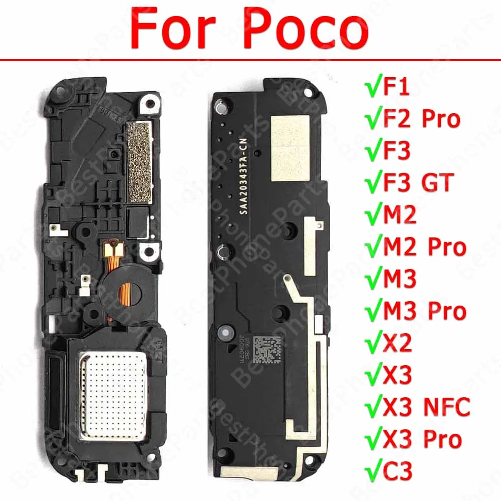 For-Xiaomi-Pocophone-Poco-C3-F1-F2-Pro-F3-GT-M2-M3-X3-NFC-Loudspeaker ...