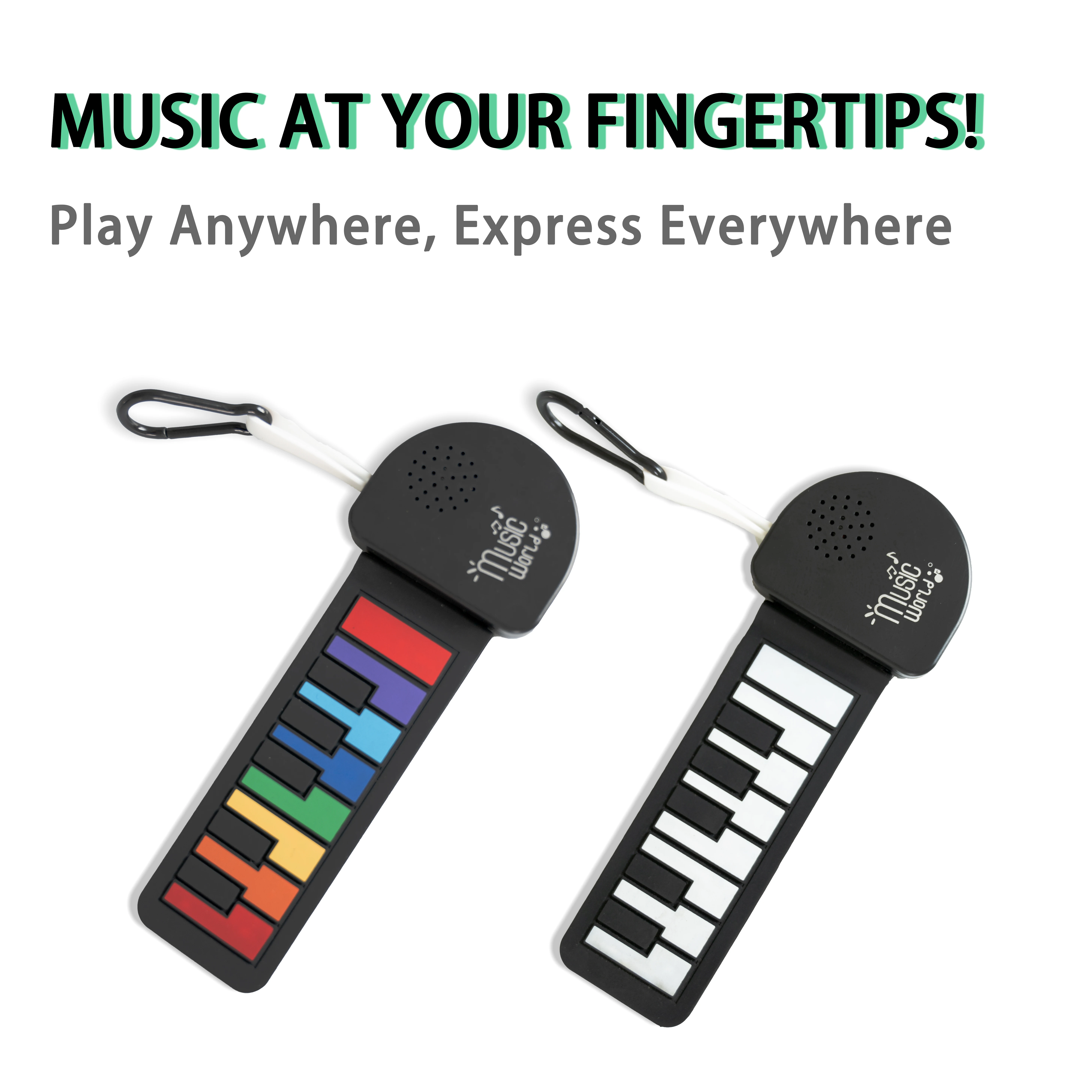 Real Working & Playable Piano Keychain. Hang on a Backpack & Play ...