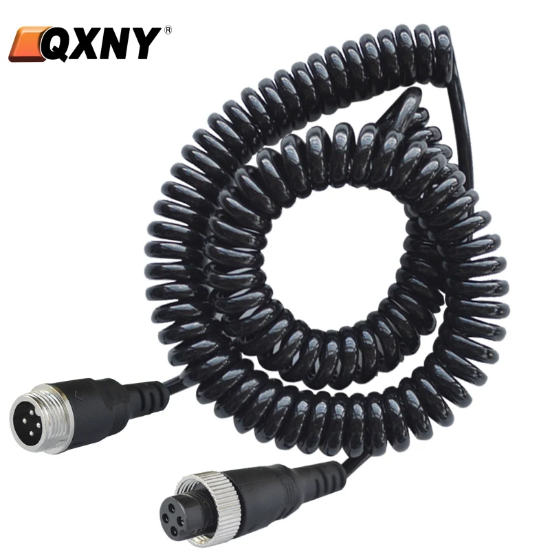 4PIN-Spring-Telescopic-Wire-Spiral-Cable-Stretchable-Extension-Wire-for ...