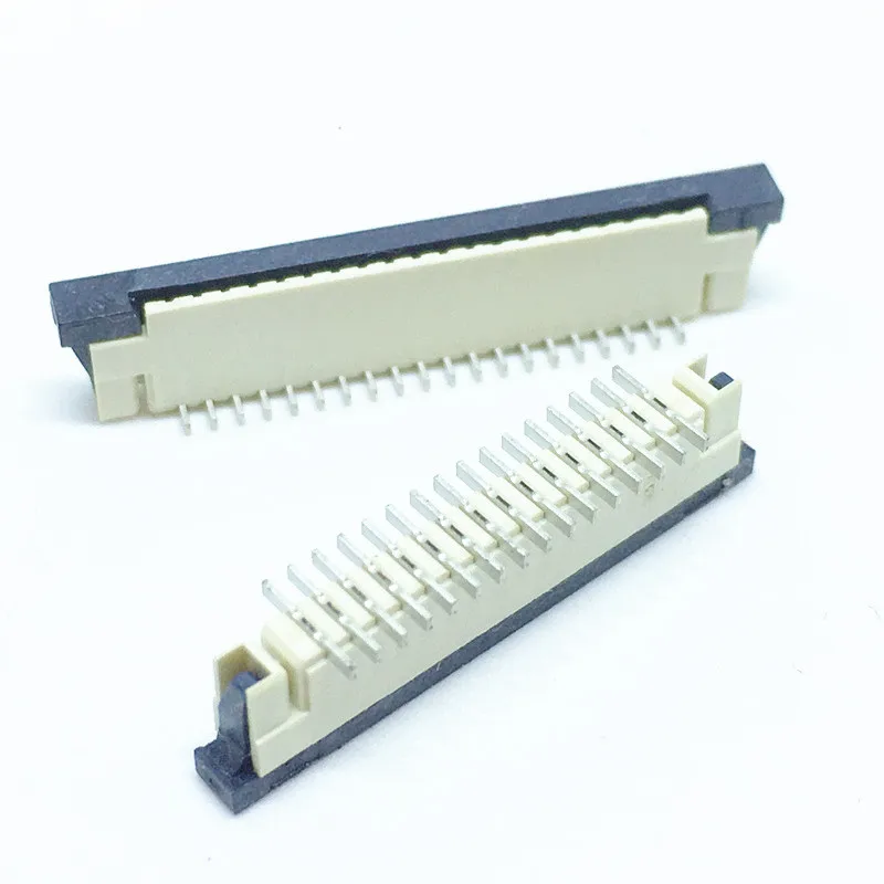 FFC FPC 커넥터, 수직 타입 리본 플랫 소켓, 1.0mm, 4P, 6P, 8P, 10P, 12P, 14P, 16P, 18P ...