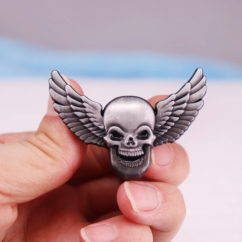 SKULL-WITH-WINGS-Grim-Reaper-Enamel-Pin-Cool-Vintage-Brooches-Badges ...