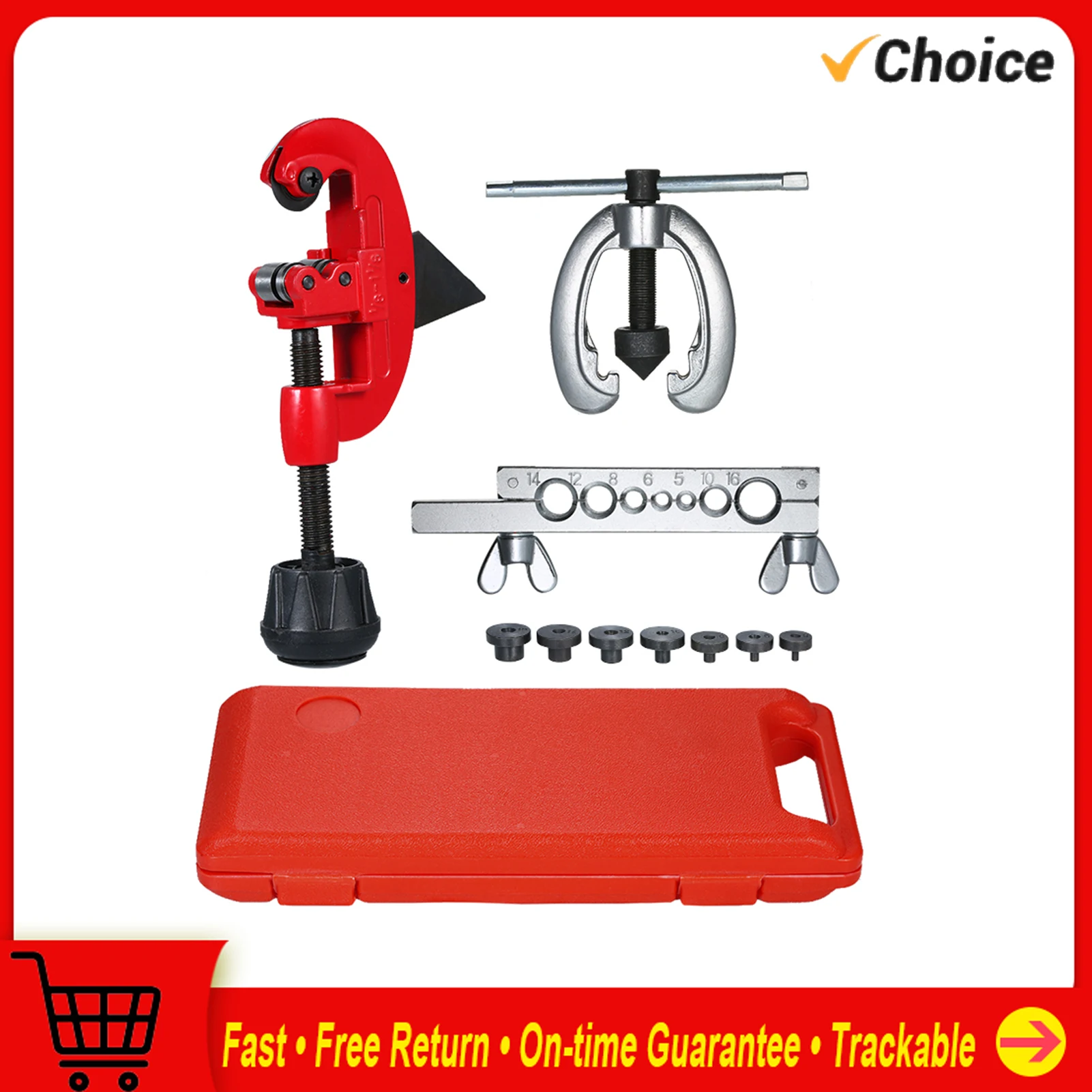 Double-Pipe-Flaring-Tool-Kit-Set-Tube-Bender-Pipe-Repair-Mec-nico-Freio ...