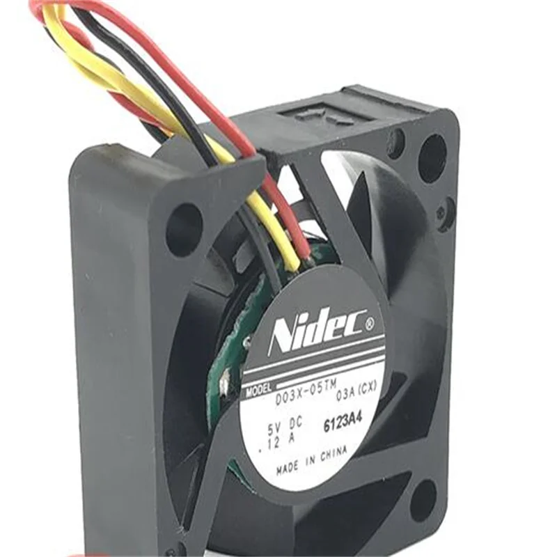 D03X-05TM 3010 5V 0.12A original Nidec three-line 3CM hard disk network ...