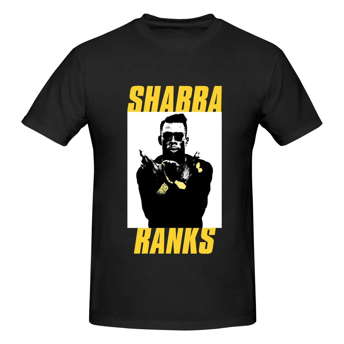 Funny-Shabba-Ranks-Essential-Men-s-T-shirt-Printed-Tops-are-loose-and ...