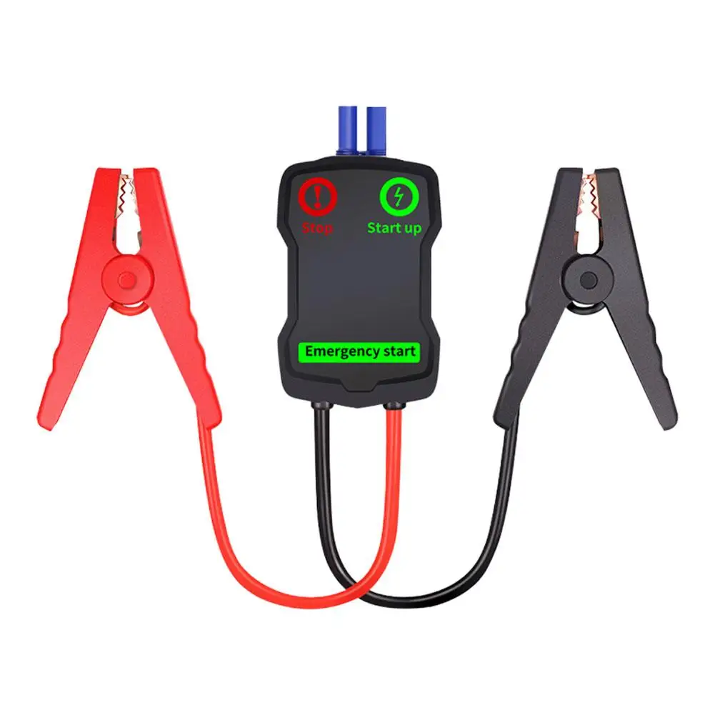 12v Car Emergency Jumper Cable Clip Intelligent Clamp Booster Smart ...