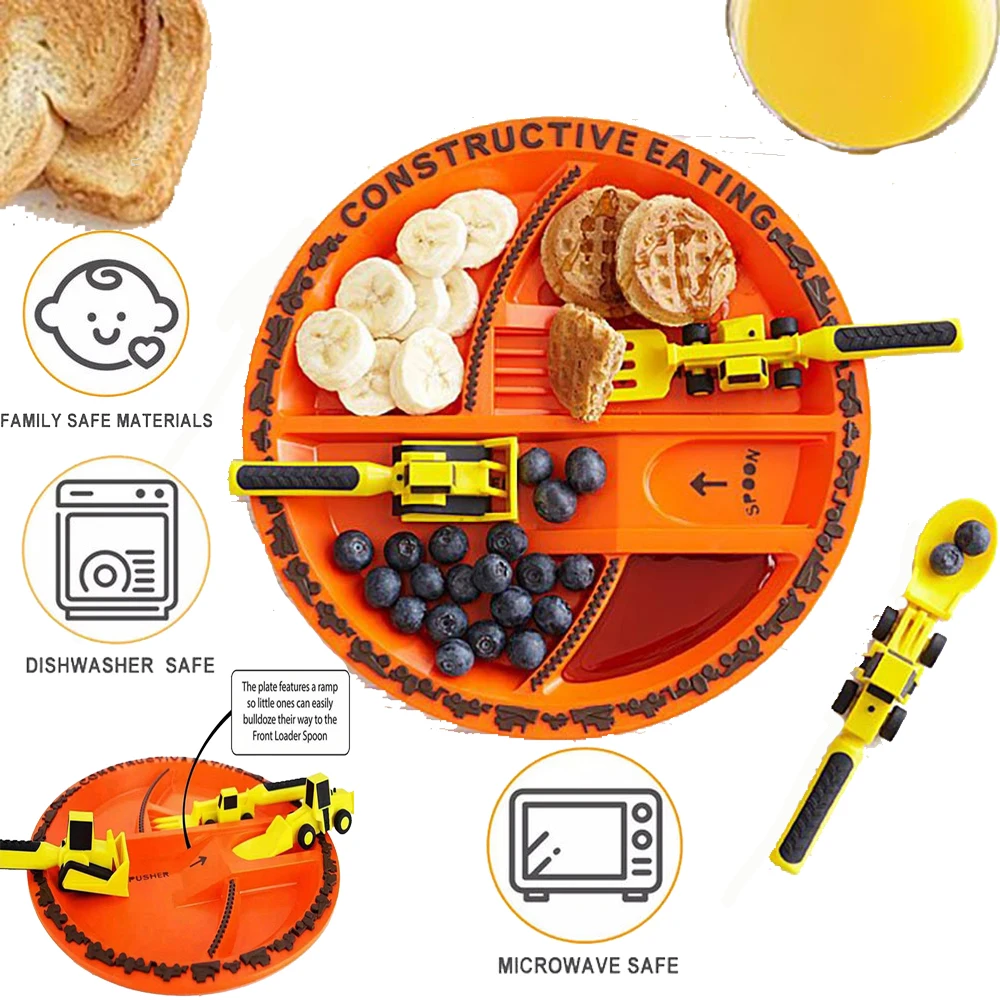 ConstructiDine Kids’ Mealtime Kit - Gifts for idea