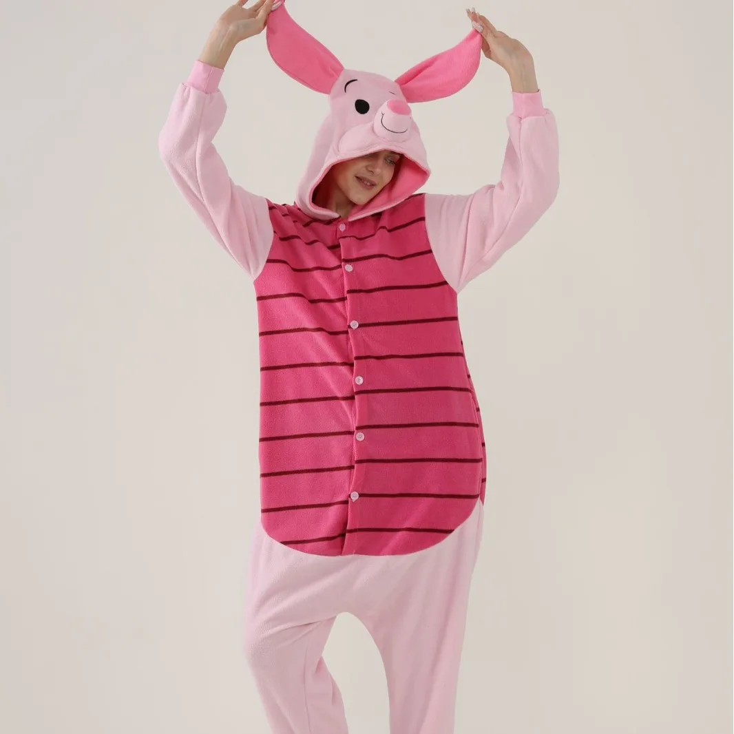 Piglet-Animal-de-dibujos-animados-de-una-pieza-Cosplay-pijamas-con ...