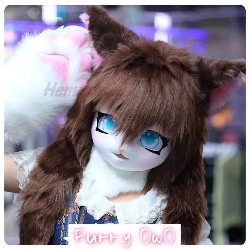 Fursuit-Kigurumi-auriculares-peludos-disfraces-de-Cosplay-Comiket-Furry ...