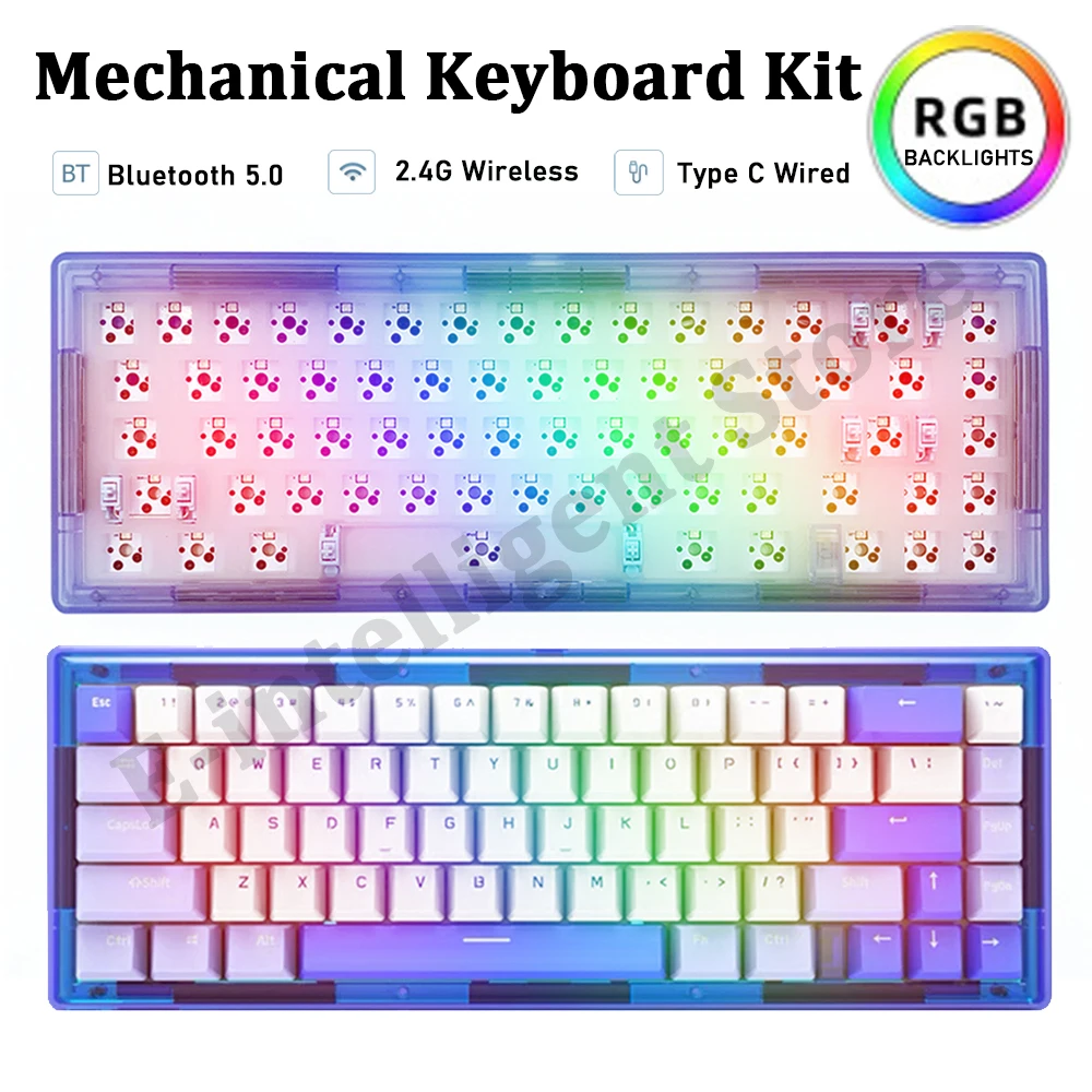 GAS67-Hot-swappable-Customized-Mechanical-Keyboard-Kit-RGB-Backlit-Keyboard-USB-C-Bluetooth-2-4G ...