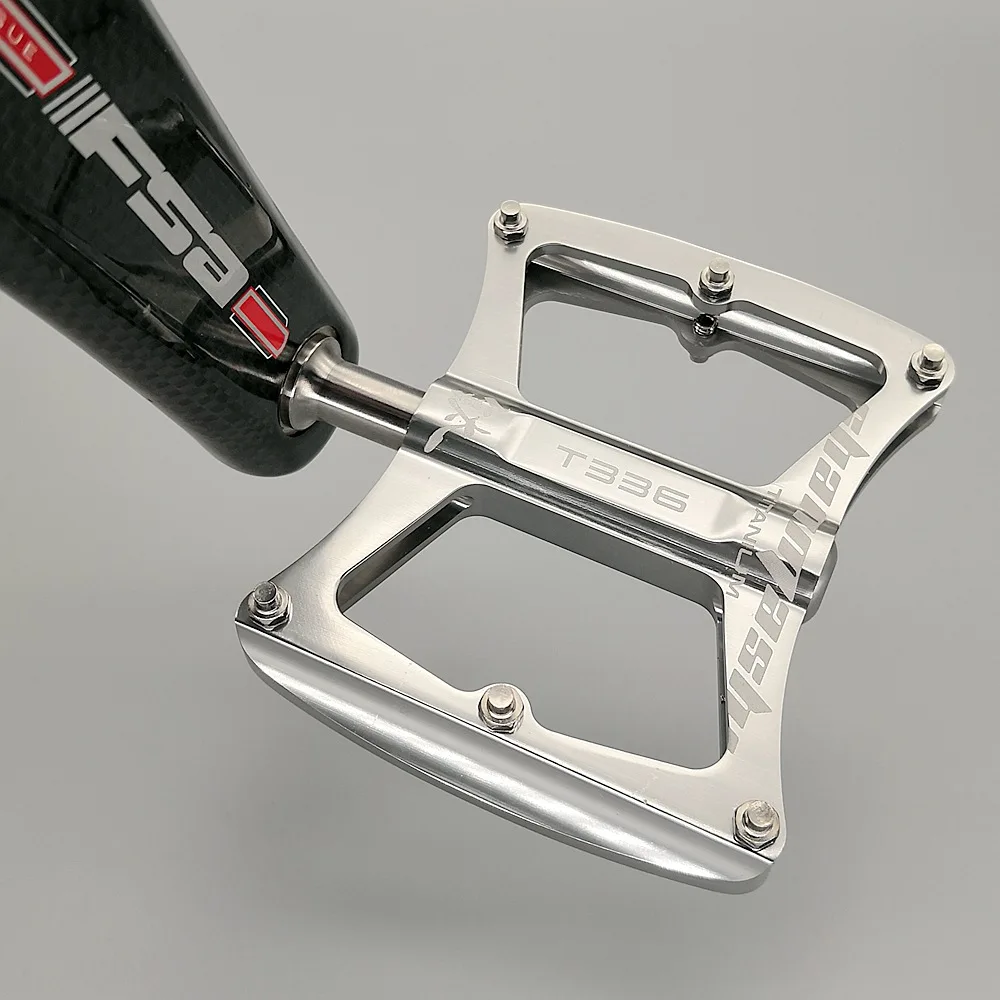 Ultralight titanium alloy axle mountain bike pedal aluminum alloy seal ...