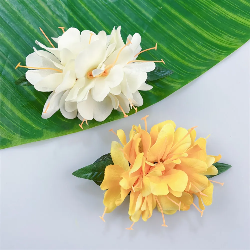 Hula-Girl-Kahili-Ginger-Hair-Clip-Hawaii-Style-Tahitian-Headdress ...