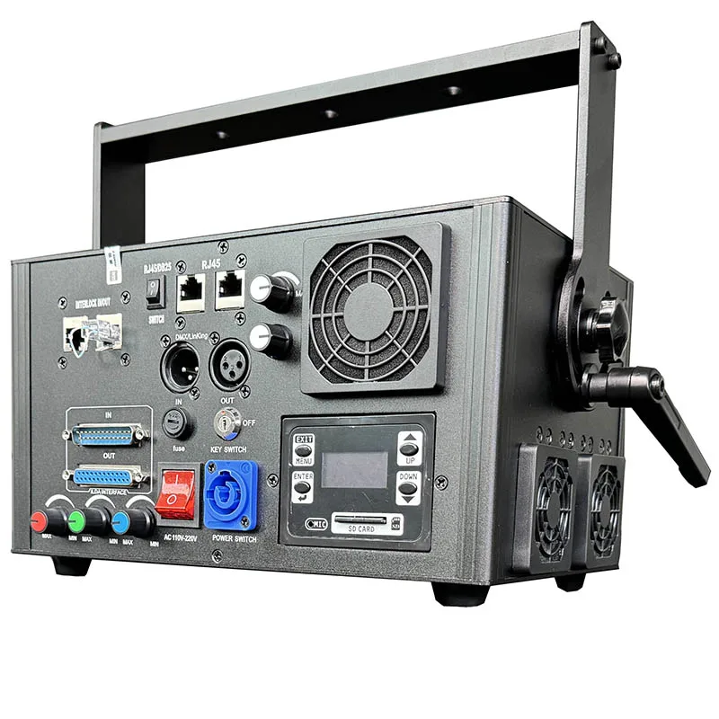 DMX-10W-RGB-Animation-Beam-Scanner-Stage-Laser-Light-Projector-DJ-Disco ...