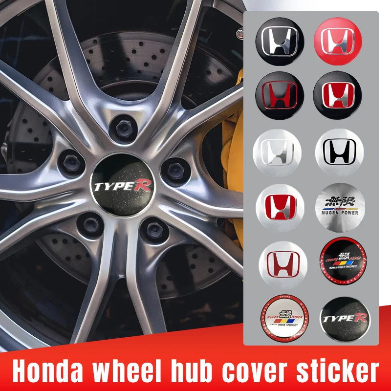 4Pcs-56mm-Car-Wheel-Hub-Center-Cap-Sticker-Metal-Emblem-Stickers-For ...