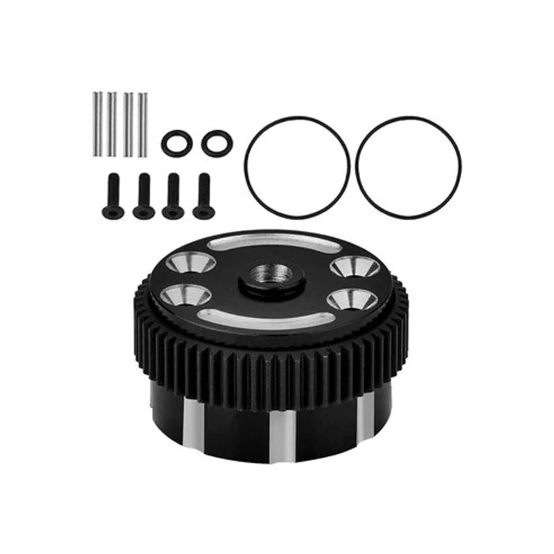 Aluminum Sealed Differential Case Steel Cog Differential Gear for 1/10 ...