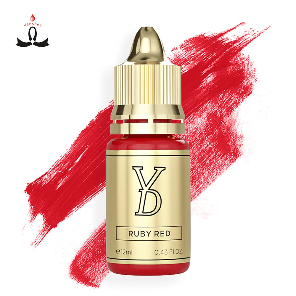 YD-Ruby-Red-12ML-bottle-Tattoo-Ink-Pigment-Micropigmentation-Permanent ...