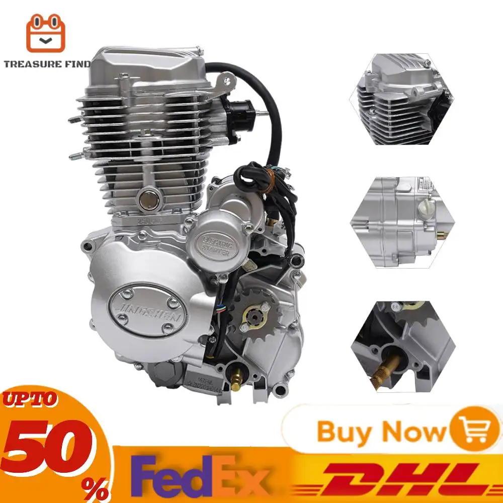 200CC-250CC-ATV-Engine-Motor-4-Stroke-Vertical-Engine-CG250-Engine ...