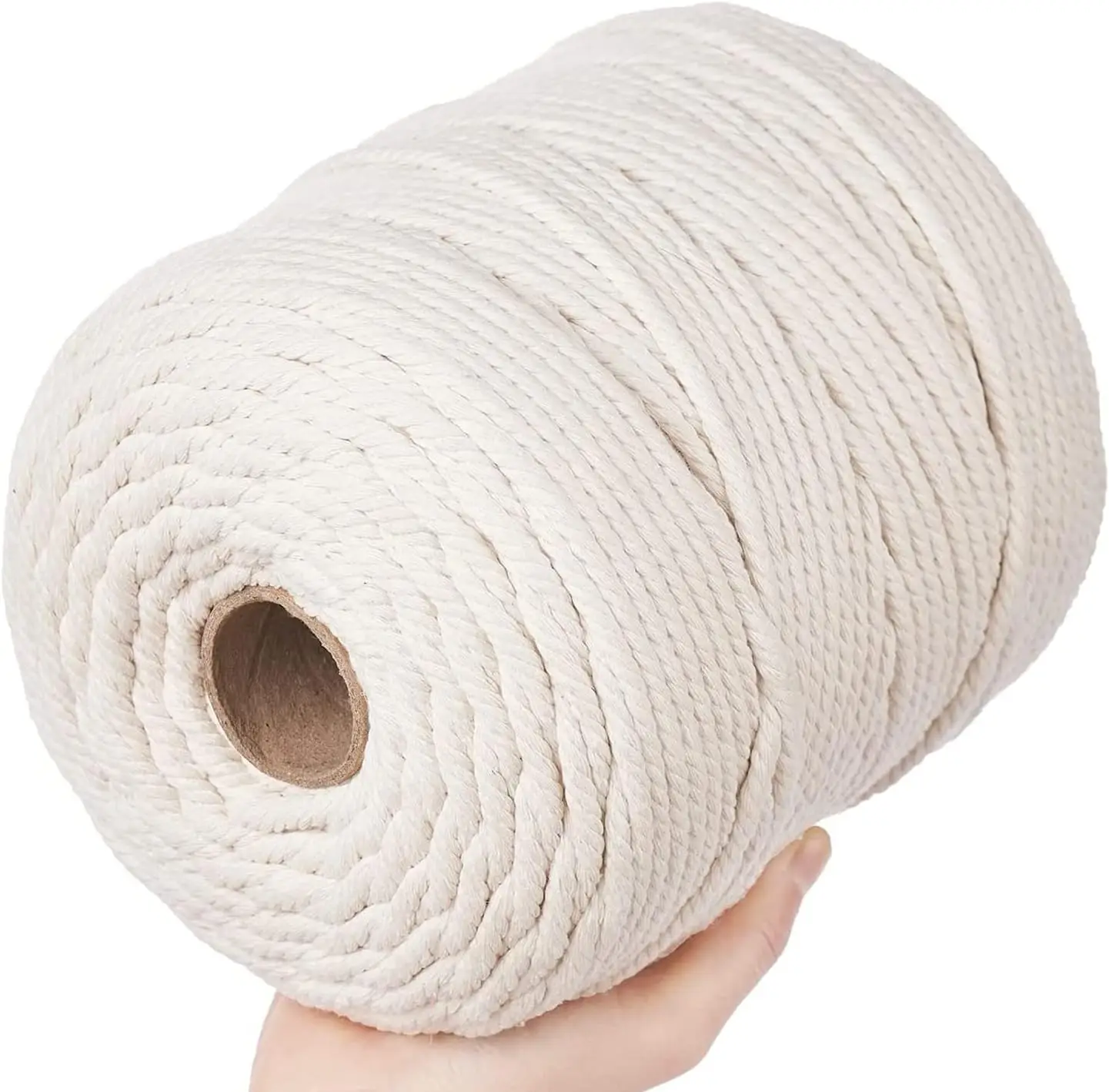 Cord-n-de-macram-100-algod-n-Natural-4mm-artesan-a-para-manualidades ...