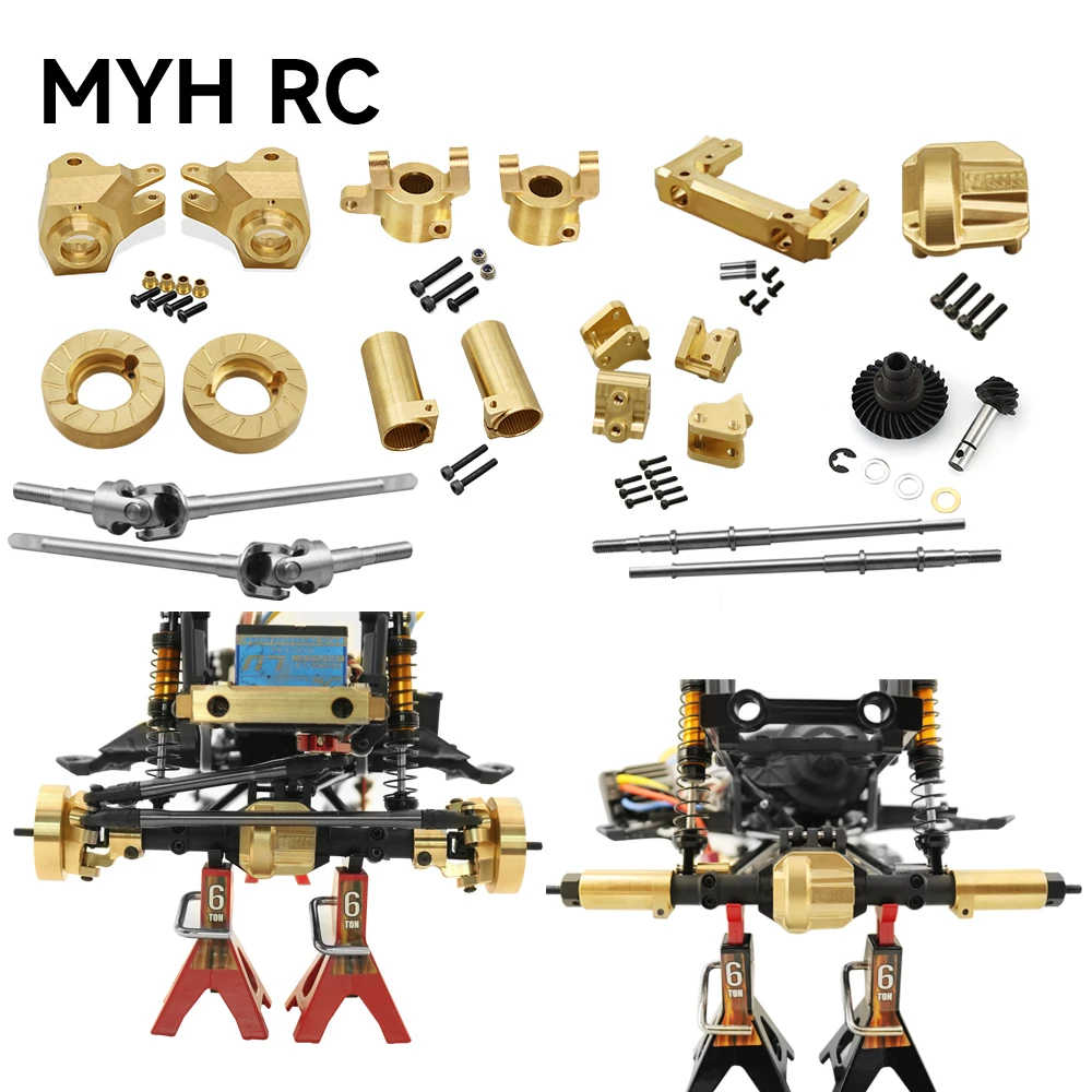 Axial Scx10 Ii 90046 90047 | Steering Knuckles Carriers | Brass ...