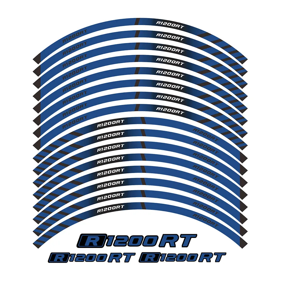 FOR BMW R1200RT Motorcycle Parts Contour Wheel Decoration Decal Sticker ...