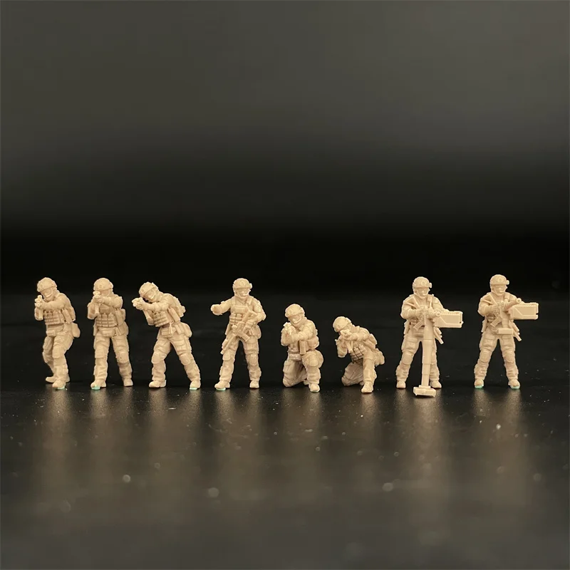 1-72-Scale-Modern-War-US-Army-Rangers-8-Soldiers-Figures-Dioramas ...