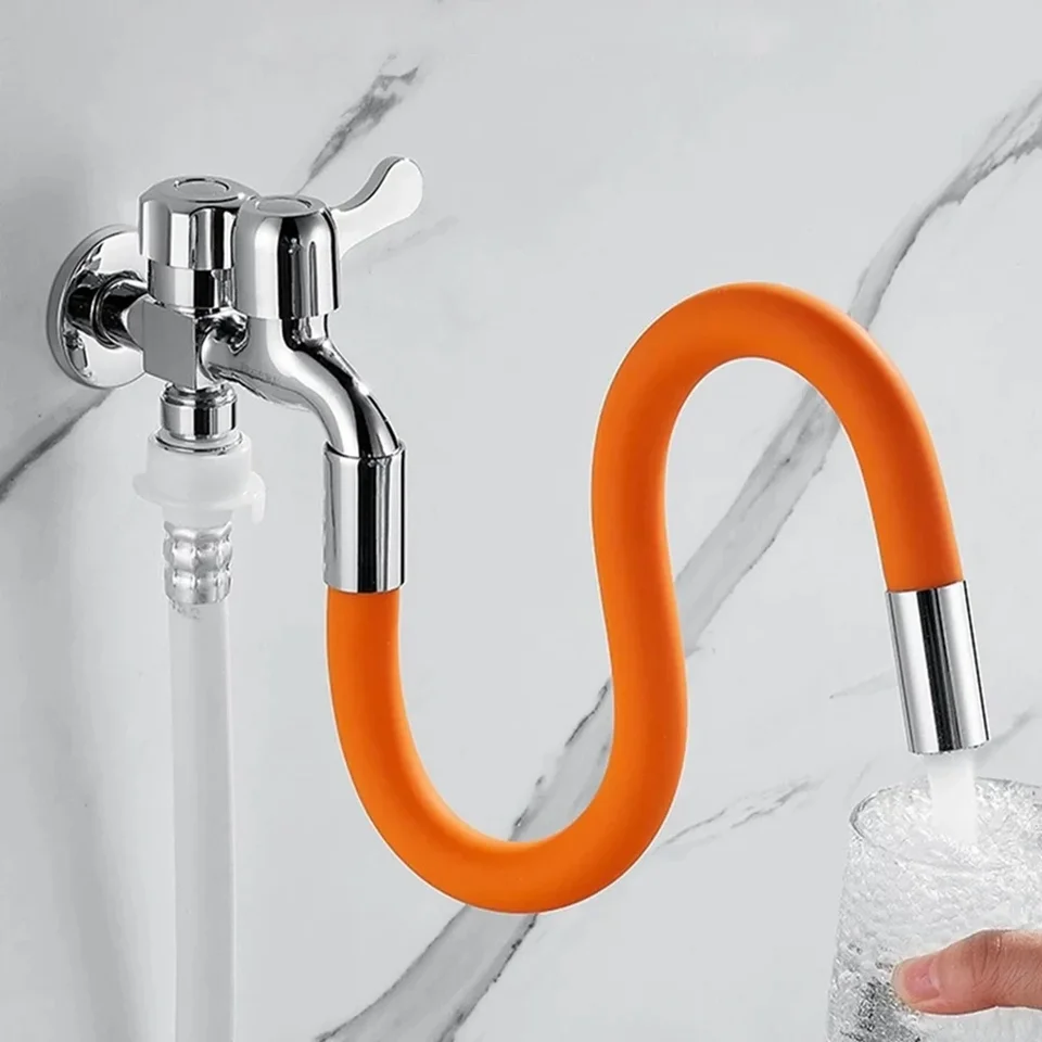 Sink Faucet Extender 6pcs Silicone Spout Hand Washing Water Faucet Sink ...