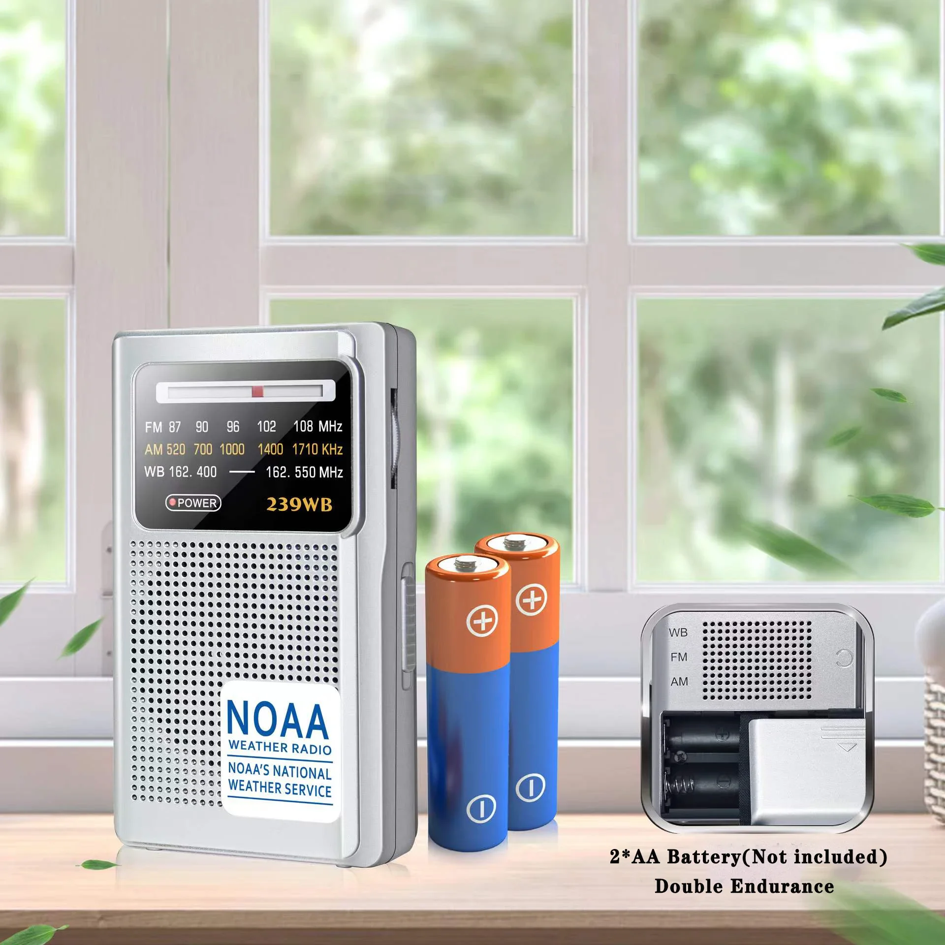 FM AM NOAA Emergency Pointer Tuning Radio DSP Mini Handheld, 04/06/2024