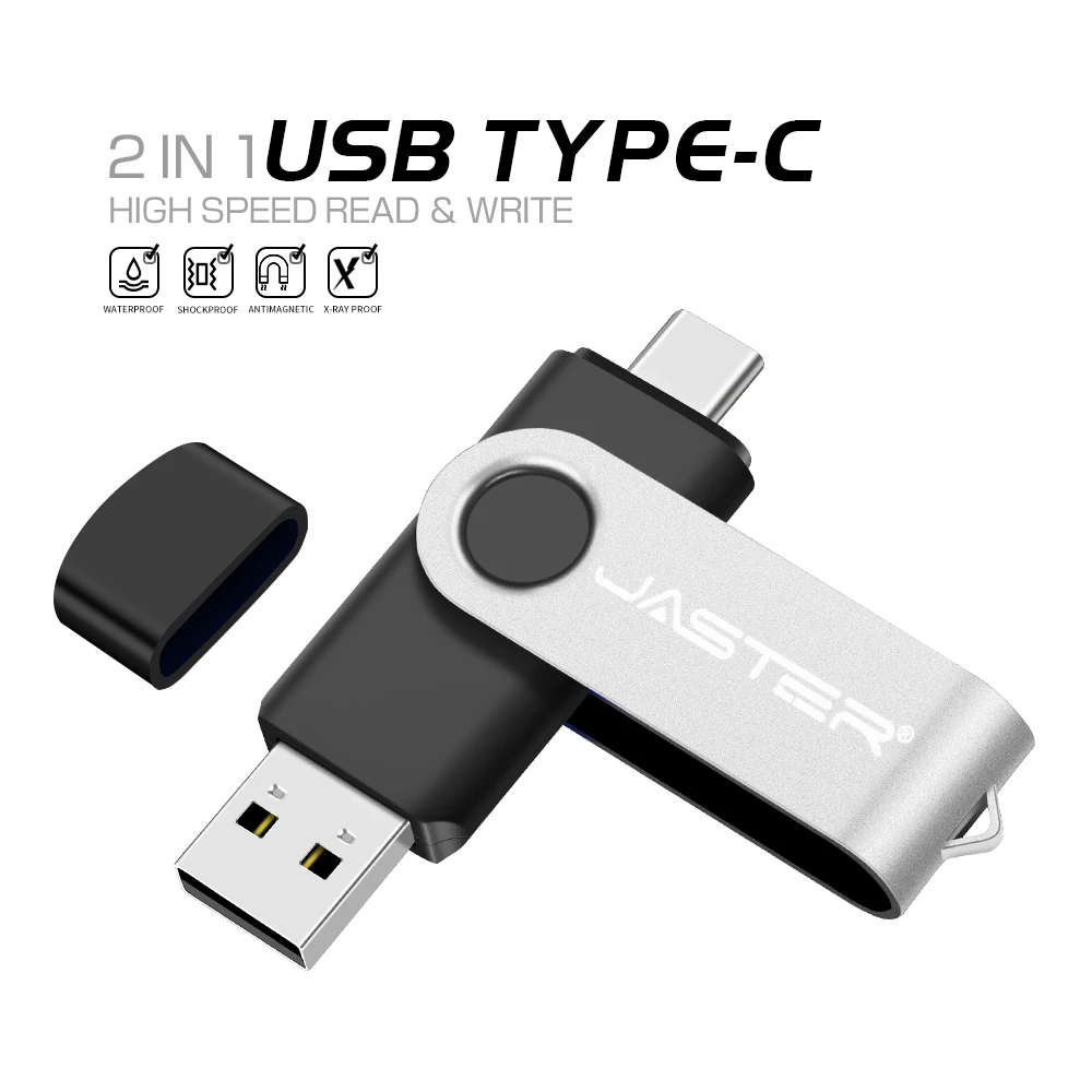 Unidad-Flash-USB-TYPE-C-Pendrive-OTG-de-alta-velocidad-de-64GB-32GB ...