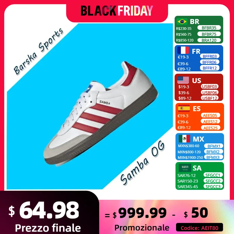 Adidas-zapatillas-bajas-Samba-OG-para-hombre-y-mujer-pantalones-cortos ...