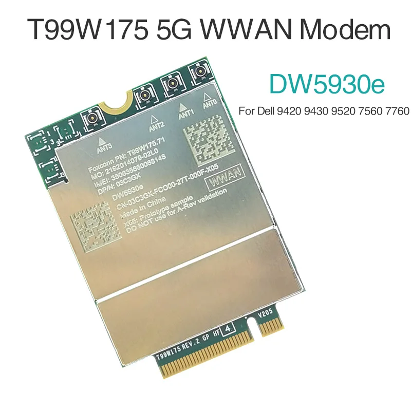 T99W175-DW5930e-X55-5G-Module-DP-N-03C3GX-WWAN-Card-M-2-NGFF-for-dell ...