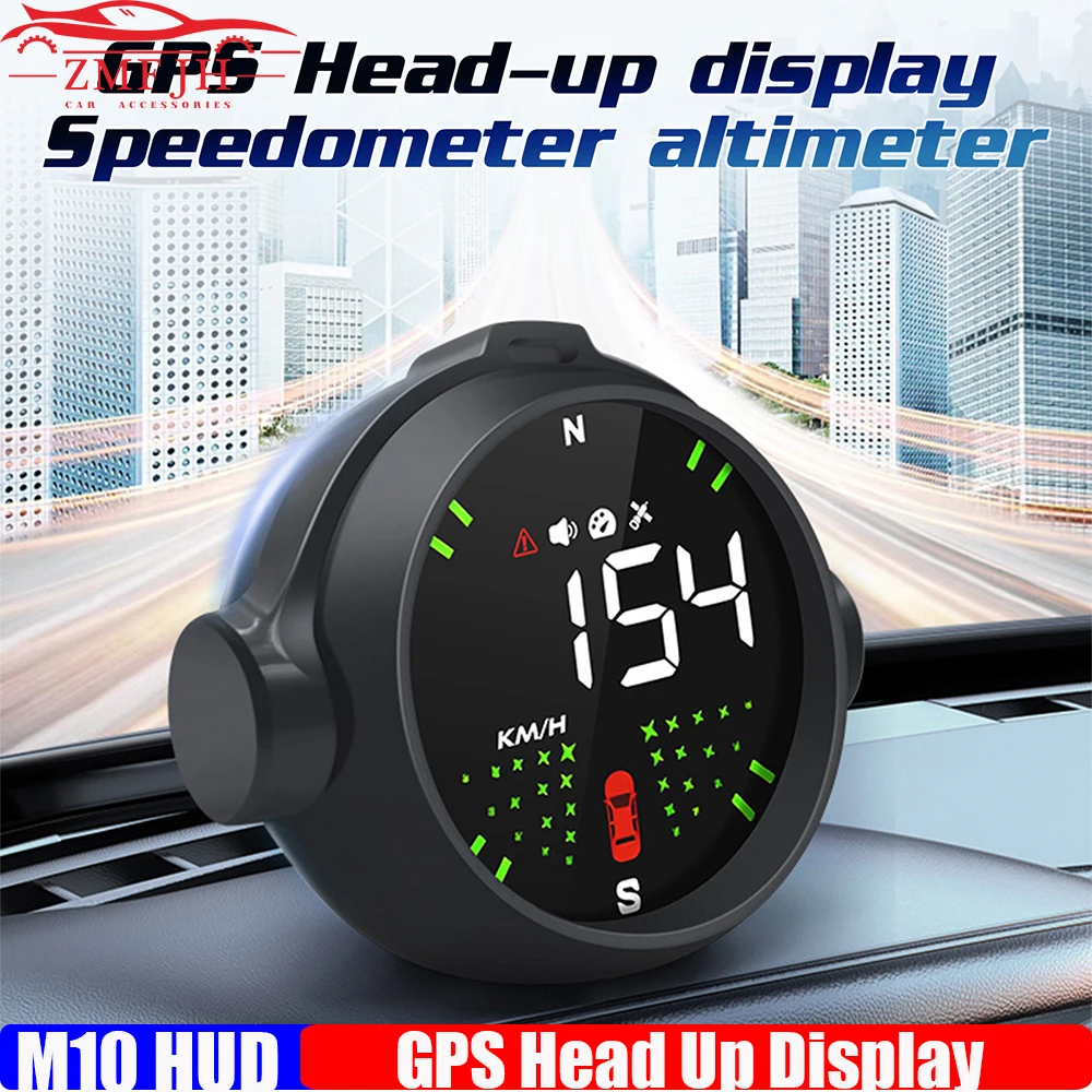 Digital-M10-HUD-GPS-Head-up-Display-Speedometer-Altimeter-with ...