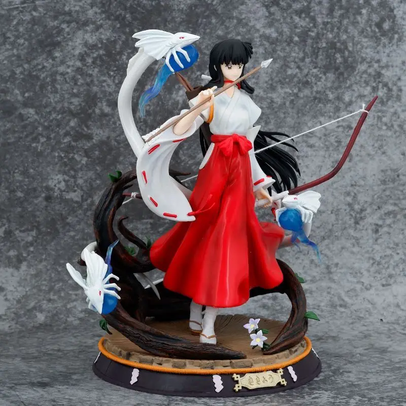 Anime Inuyasha Figure Kikyo Inuyasha Sesshomaru Gk Statue Kikyō Pvc ...
