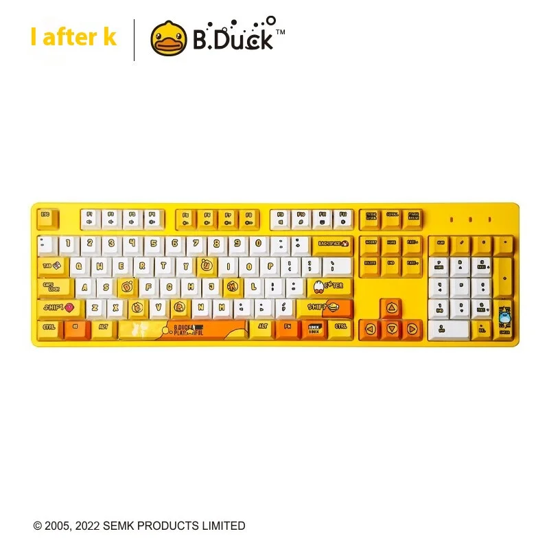 Irok-Co-Name-Custom-Mechanical-Gaming-Keyboard-Yellow-Duck-Three-Modle ...