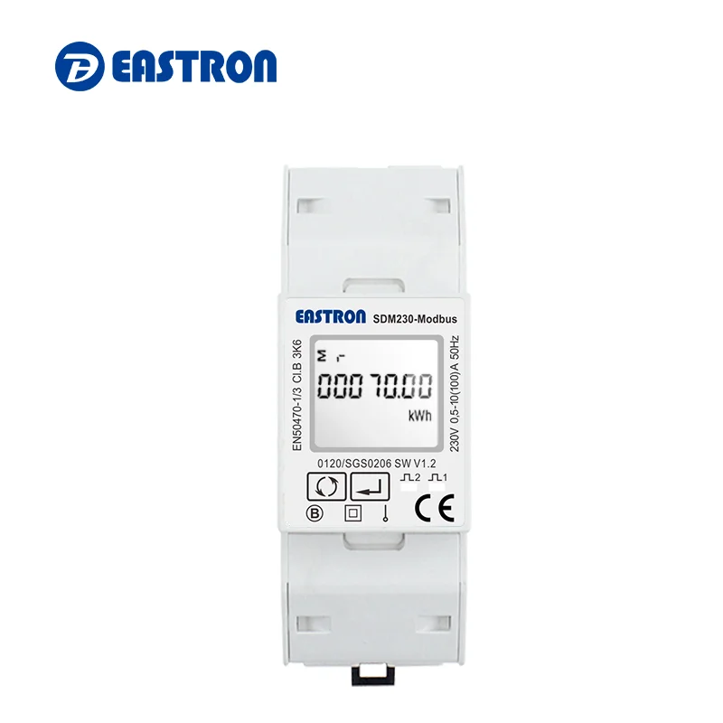 SDM230-Modbus-220-230V-Single-Phase-Energy-Meter-double-DIN-module-Bi ...