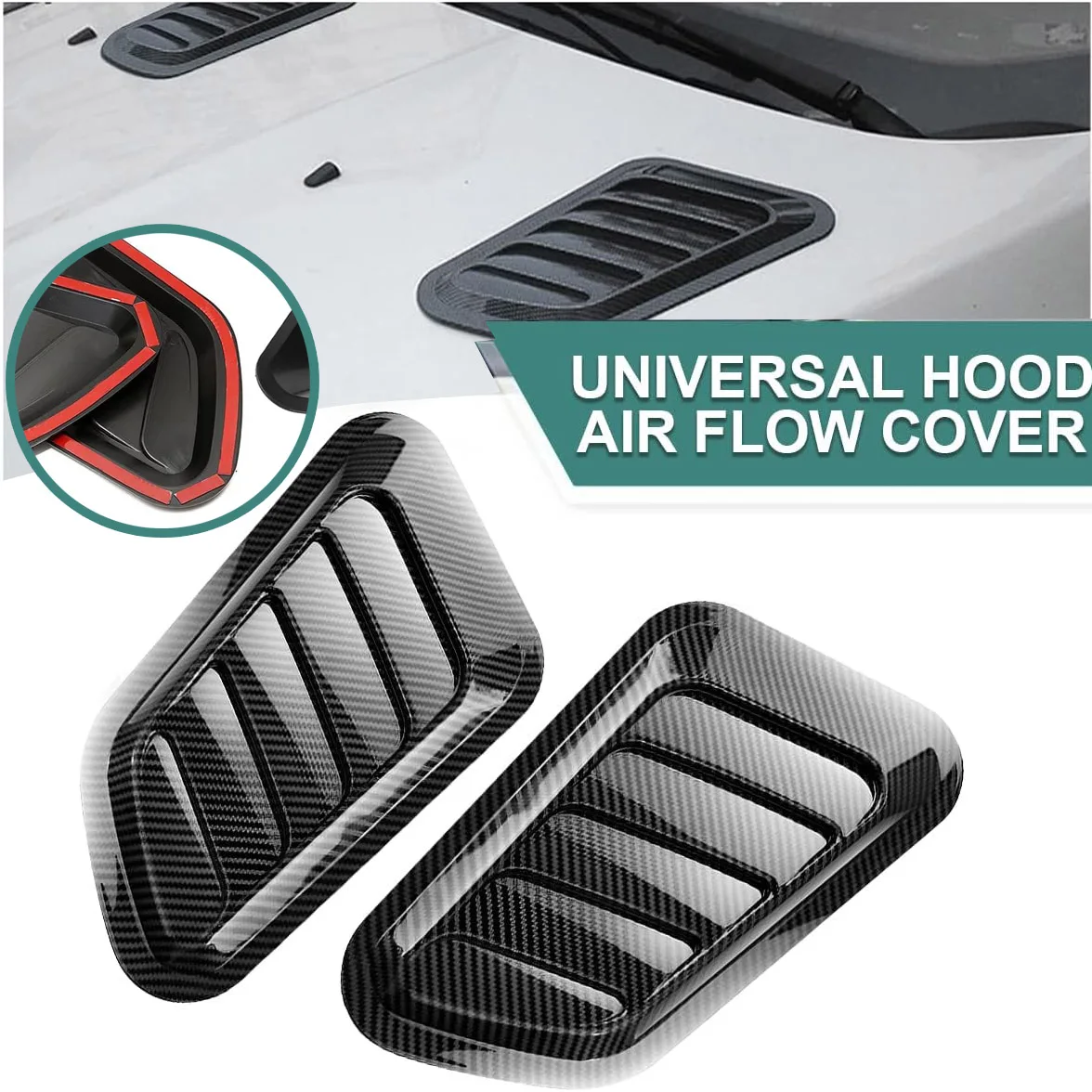 2X-Engine-Hood-Vent-For-BMW-E60-E90-E91-E92-E93-F30-F10-Louvers-Air ...