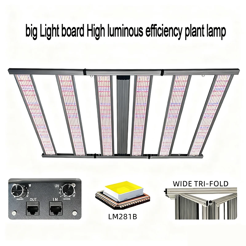 Full-spectrum high-efficiency plant growth lamp, greenhouse red, blue ...