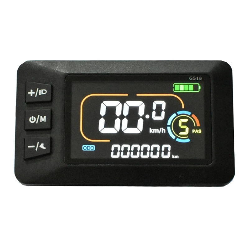 Electric-Bicycle-Display-G518-LCD-Display-24-36-48-60V-72V-Scooter-LCD ...