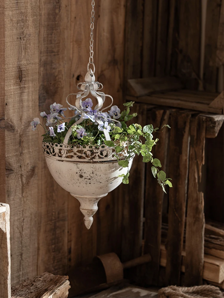 Hanging-Basket-Flower-Pot-Outdoor-Courtyard-Corridor-Garden-Plant ...